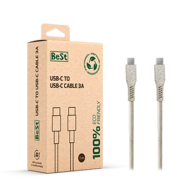 Cable 1 meter USB-C to USB-C 3A